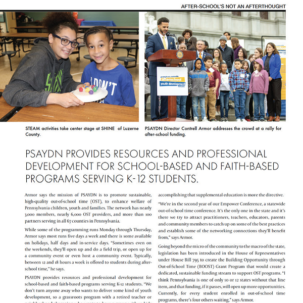 News - PSAYDN website